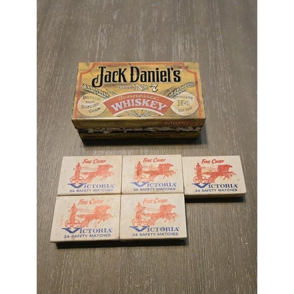 Art | Rare Vintage Matchbox Victoria Fire Chief Safety Matches W Jack ...